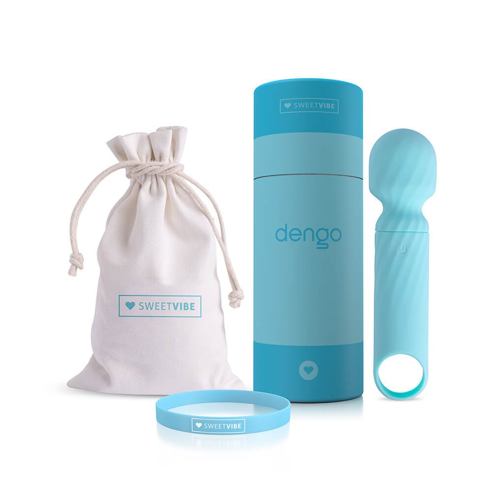 Vibrador Multivelocidade Recarregável Sweet Vibe Dengo Azul - Sou A Sós